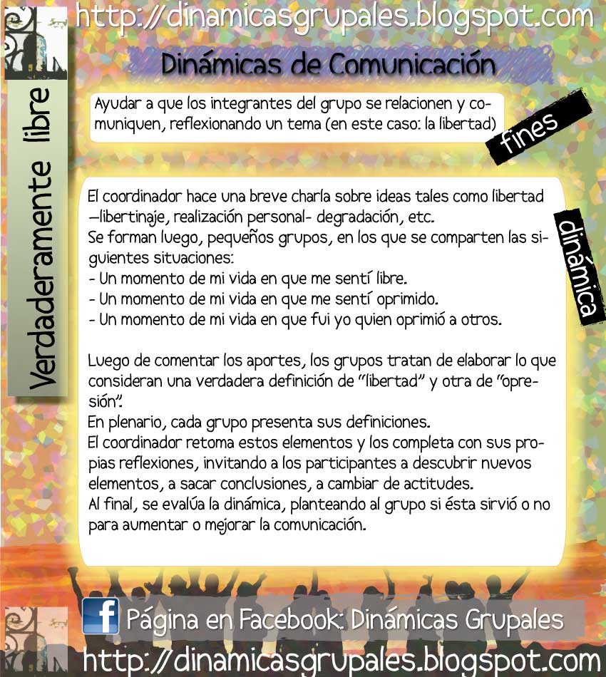 Dinámicas Grupales, Dinámicas de Grupo, Juegos Grupales: 2013-05-19