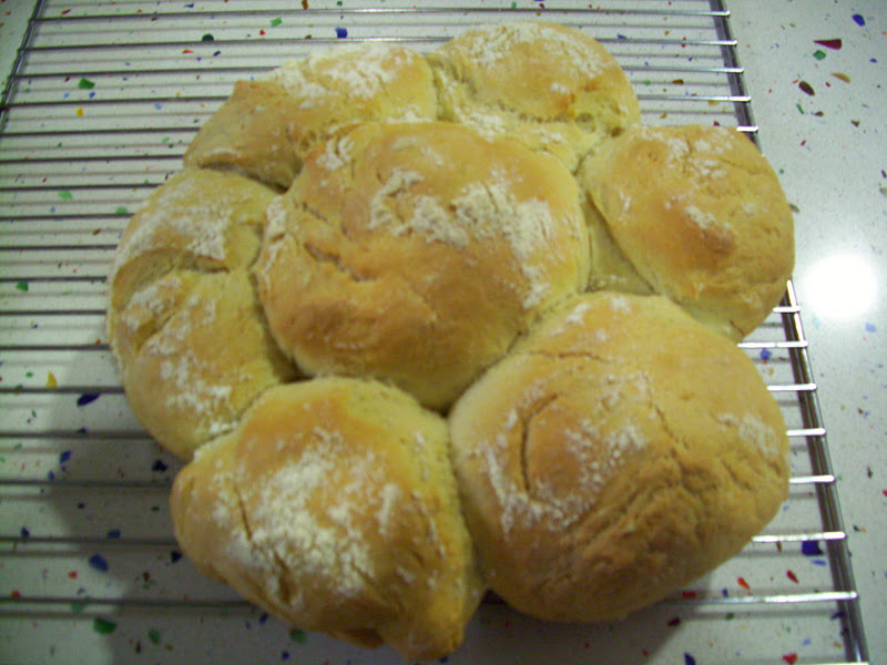 Entre Tartas y Pasteles: Pan con forma de Flor
