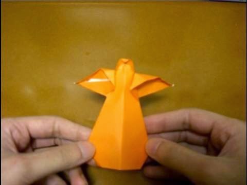 origami angels paper ~ origami instructions art and craft ideas