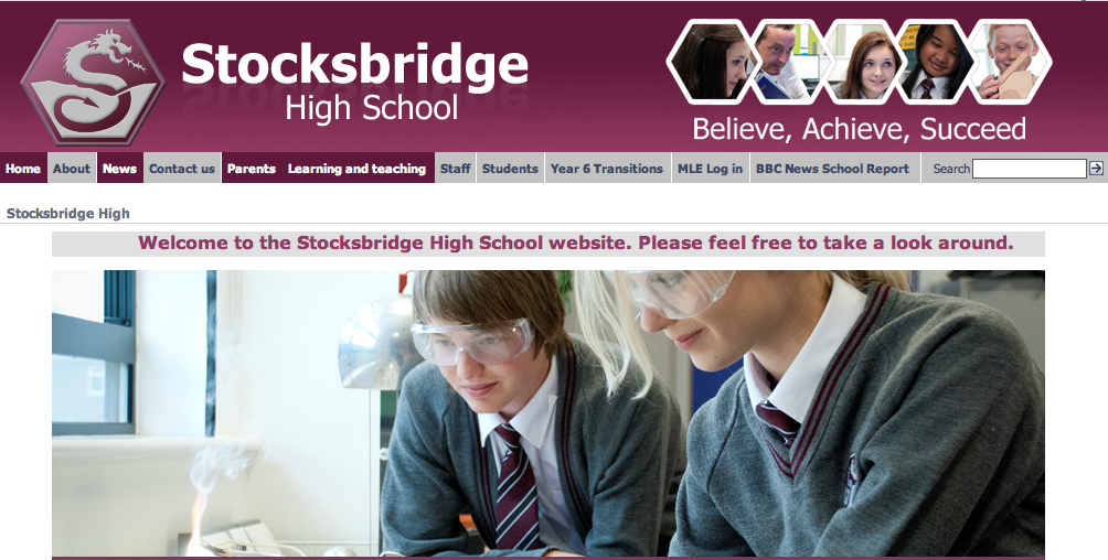 Releasing the Magic!: STOCKSBRIDGE HIGH SCHOOL!