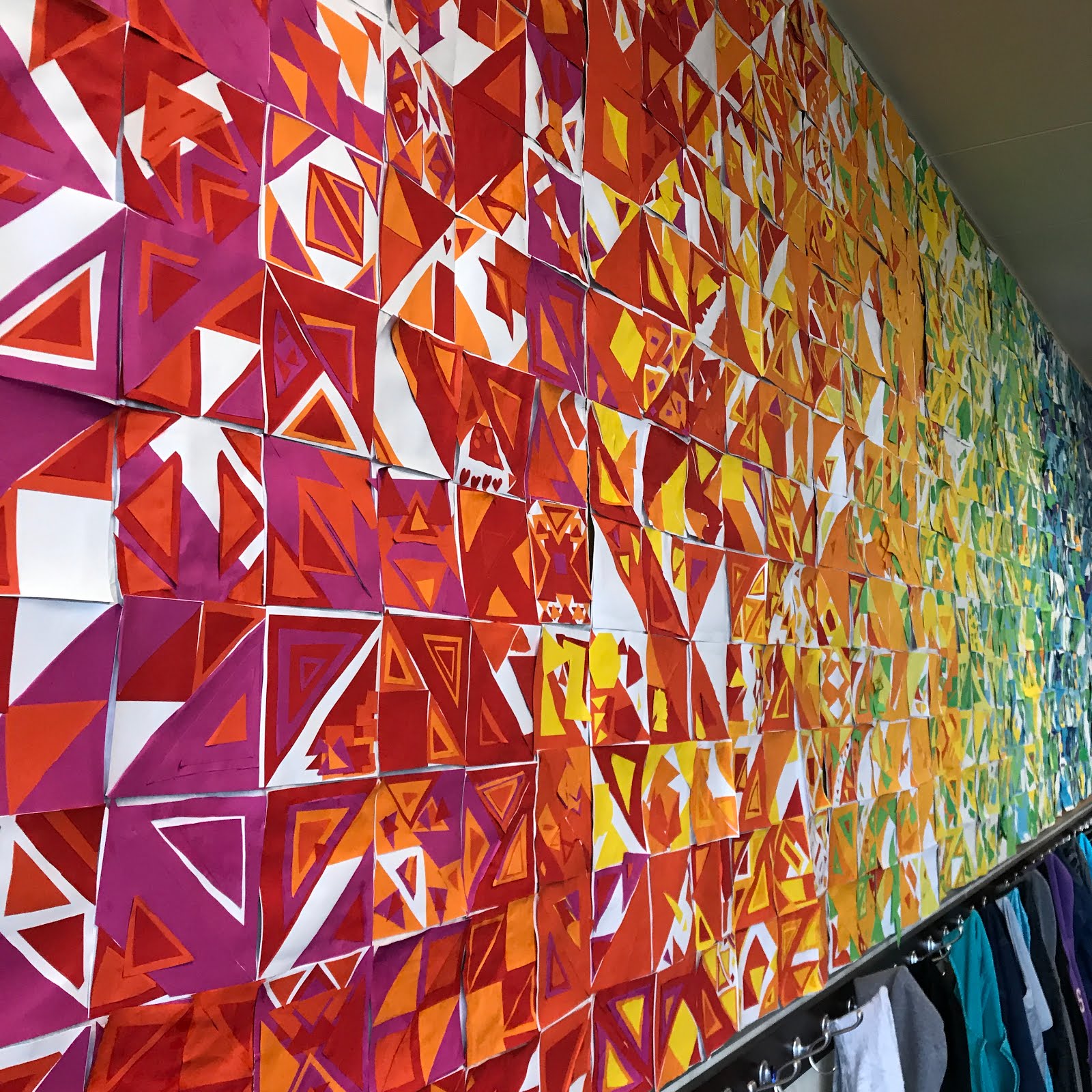 Mini Matisse: Collaborative Paper Quilt