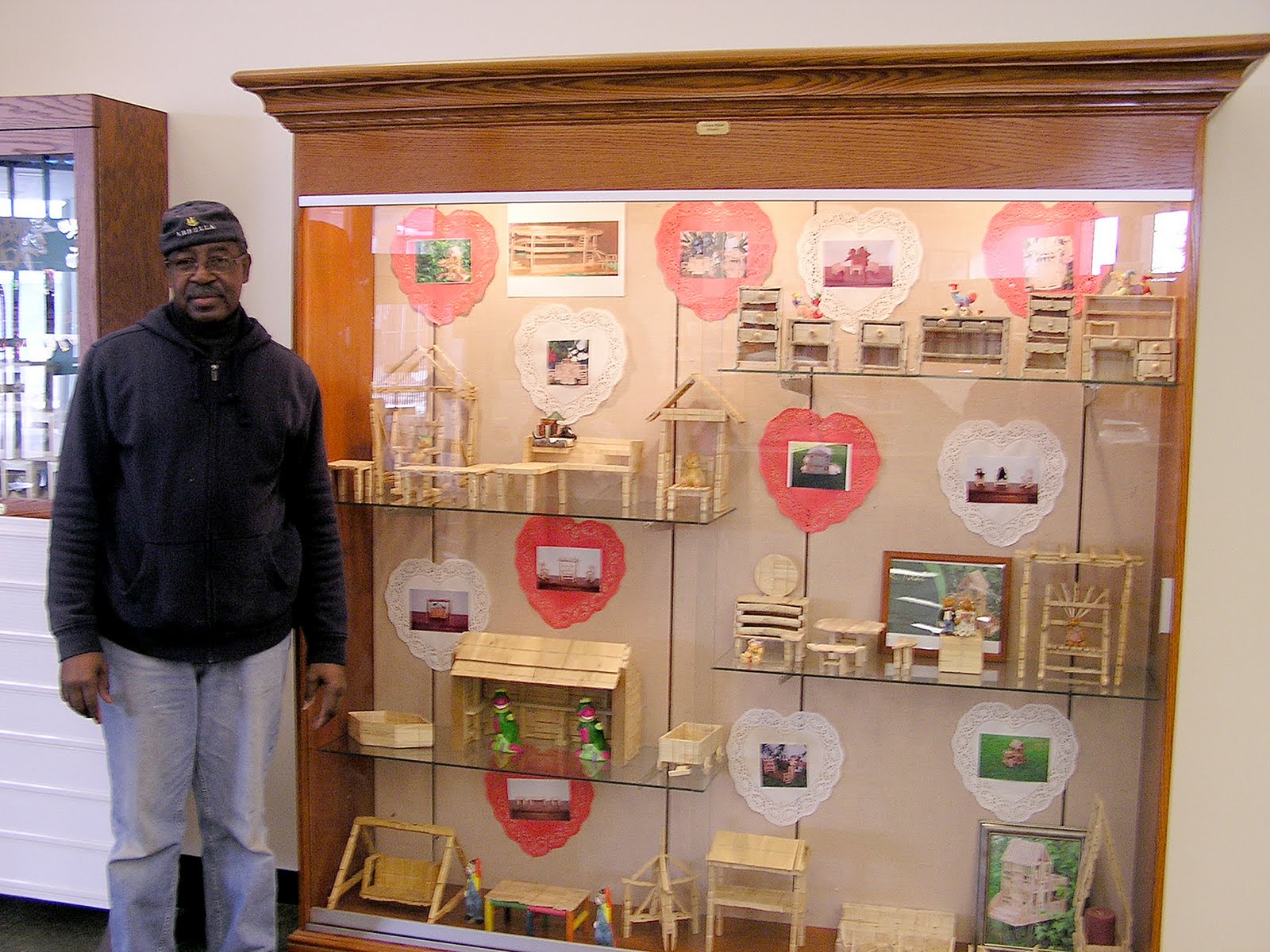 Crown Point Community Library: Artist displays at the Crown Point Library