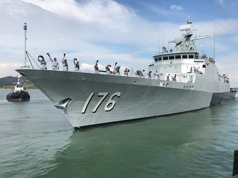 BARANG BARU BARANG LAMA: KD SELANGOR (176) TIBA DI PENGKALAN TLDM SABAH