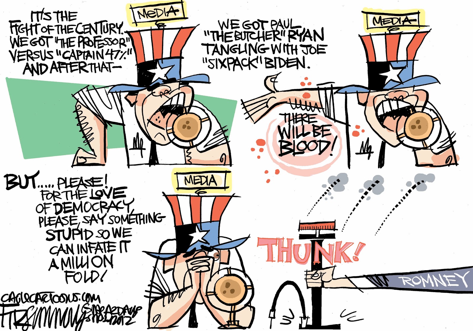 Laughing Conservative: Cartoon: David Fitzsimmons