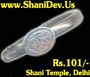 Shani Dev: 100% Original Shani Ring From Shani Temple Ph: 011 - 45051710