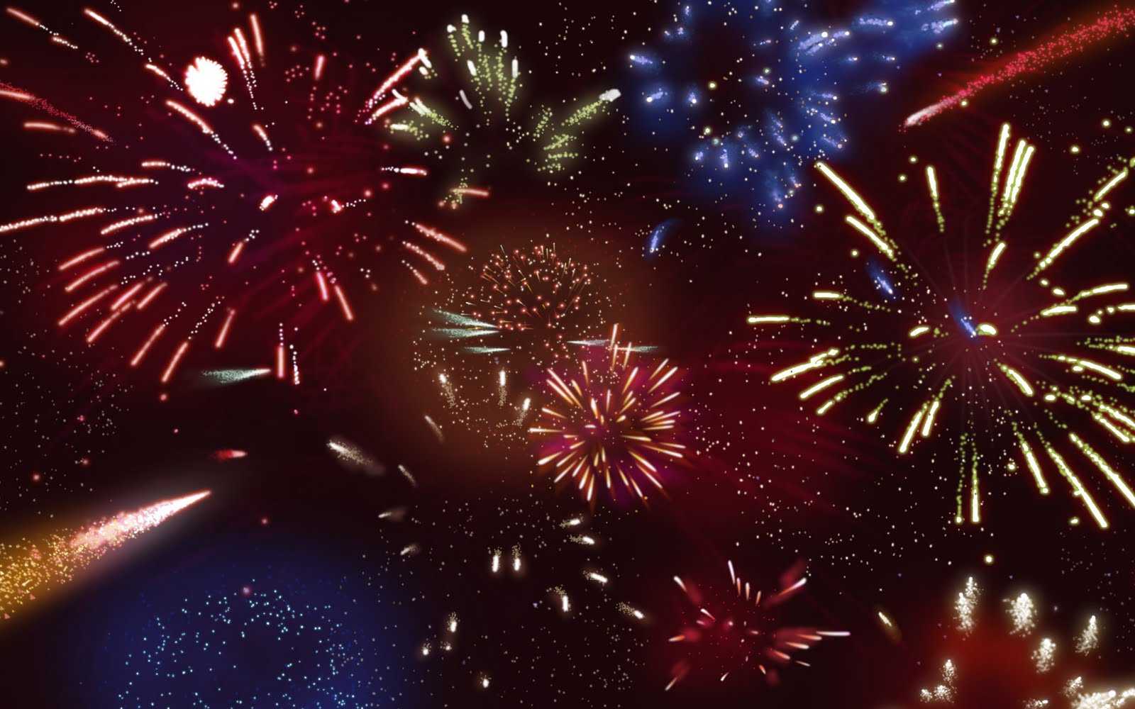 Free Image Bank: Fuegos artificiales - Fireworks by Gem@ blog