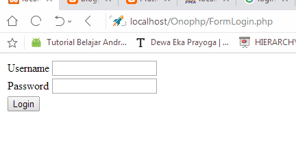 membuat login sederhana dengan PHP PDO mysql Xampp