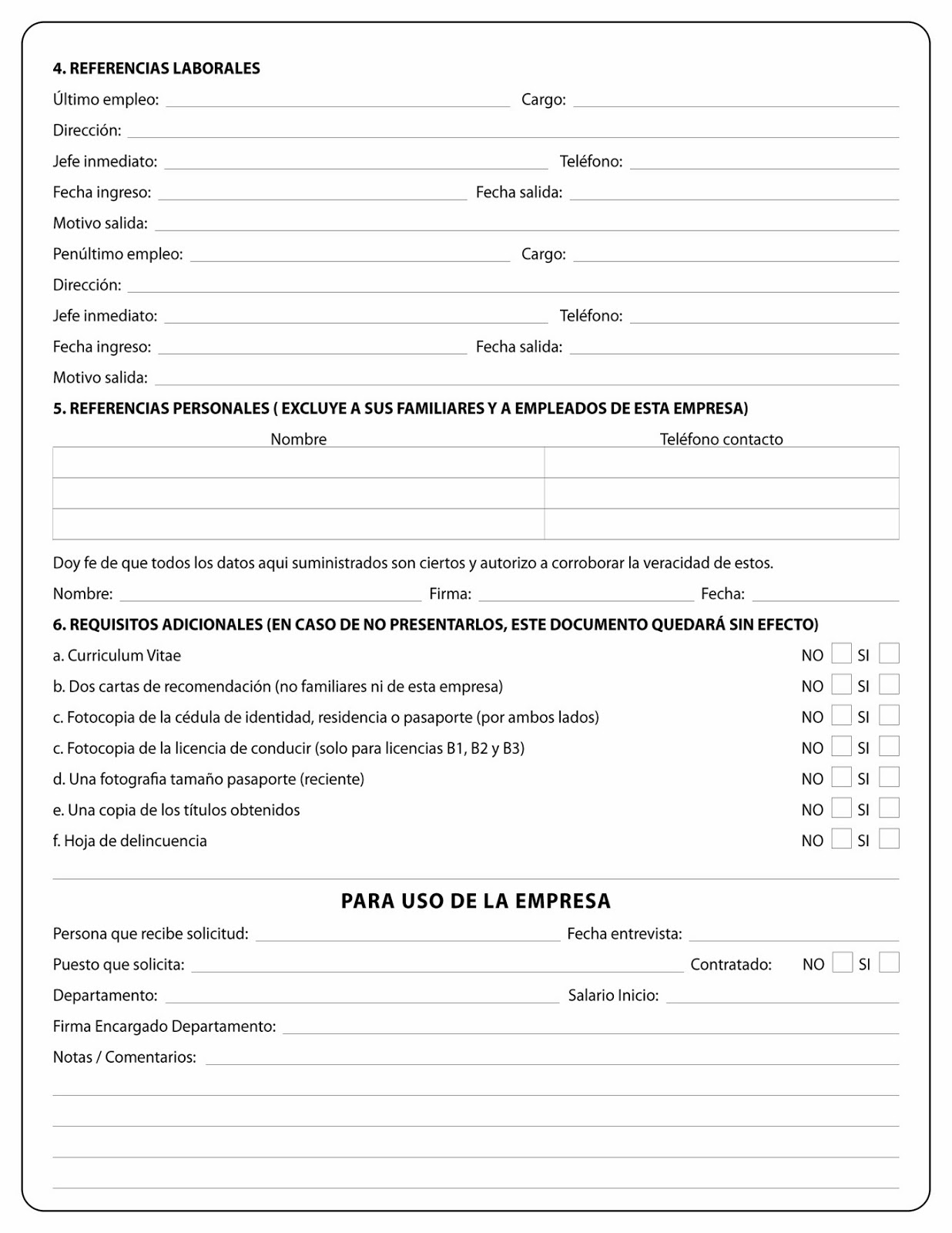 Solicitud De Empleo En Pdf Para Llenar En 2022 Solicitud De Empleo