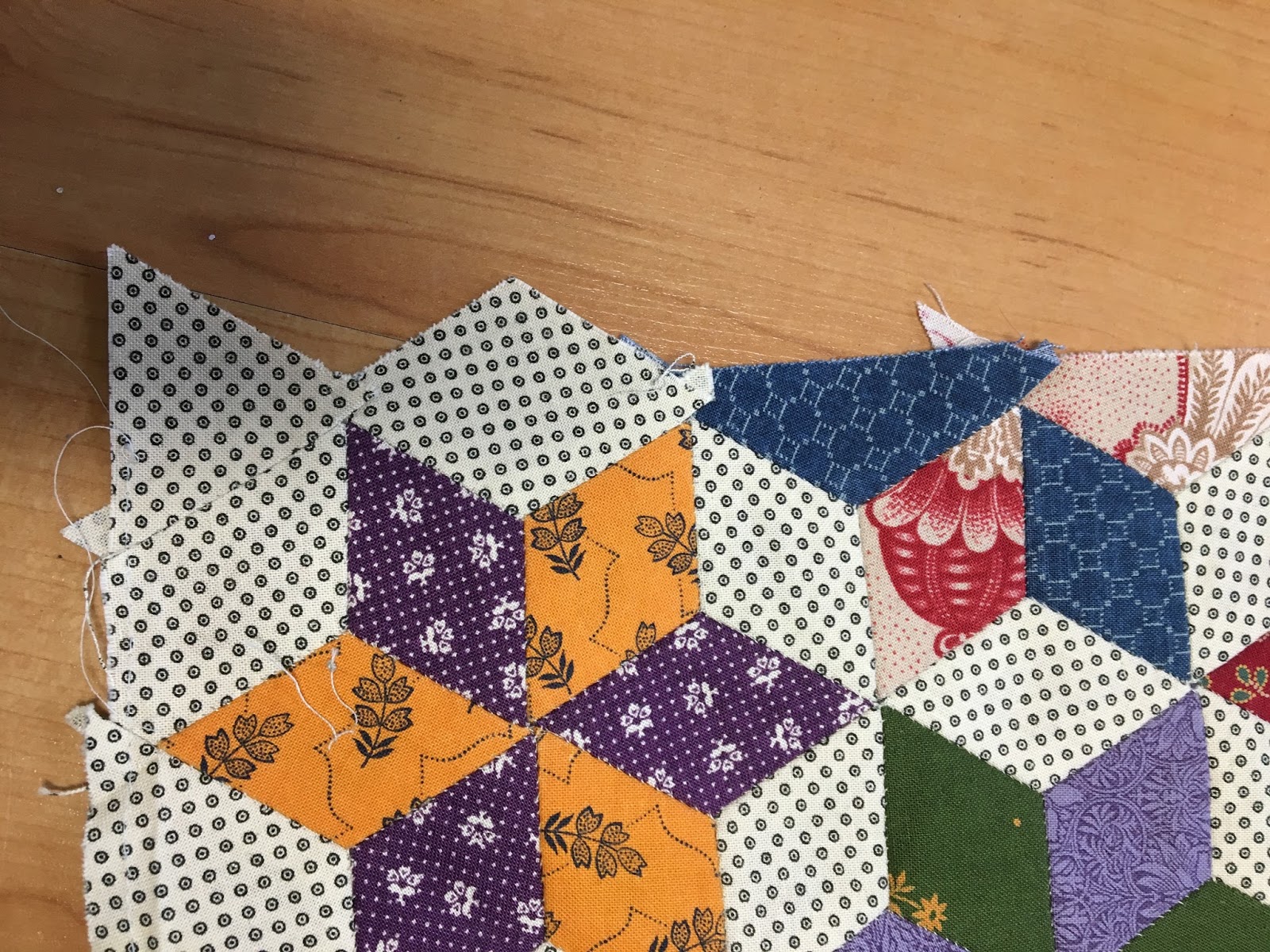 Grass Roots Quilting: Traveling EPP Stars