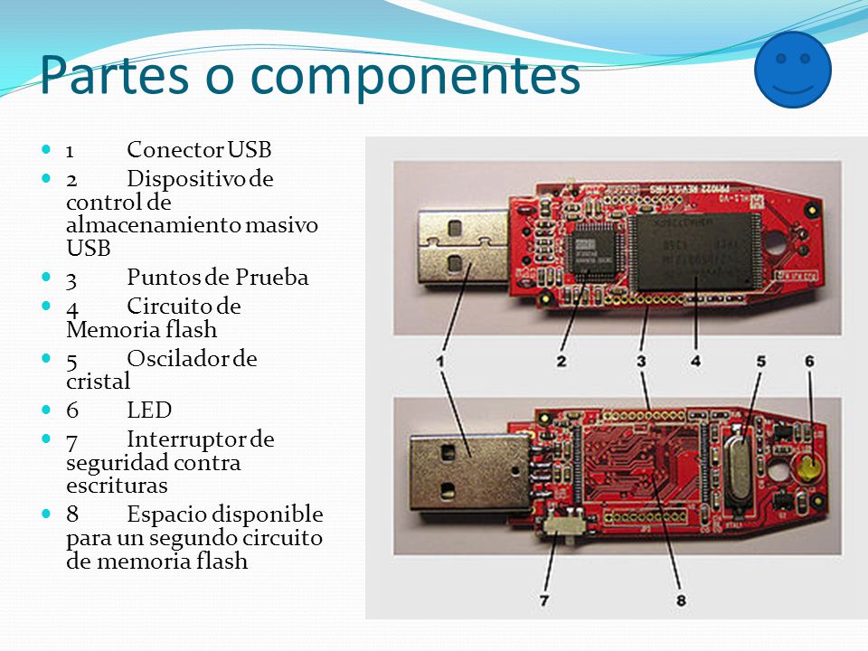 LA USB: PARTES DE LA USB
