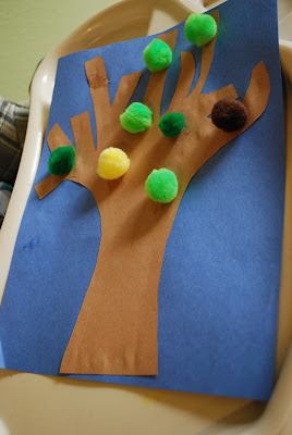 Pom Pom Apple Tree | Munchkins and Mayhem