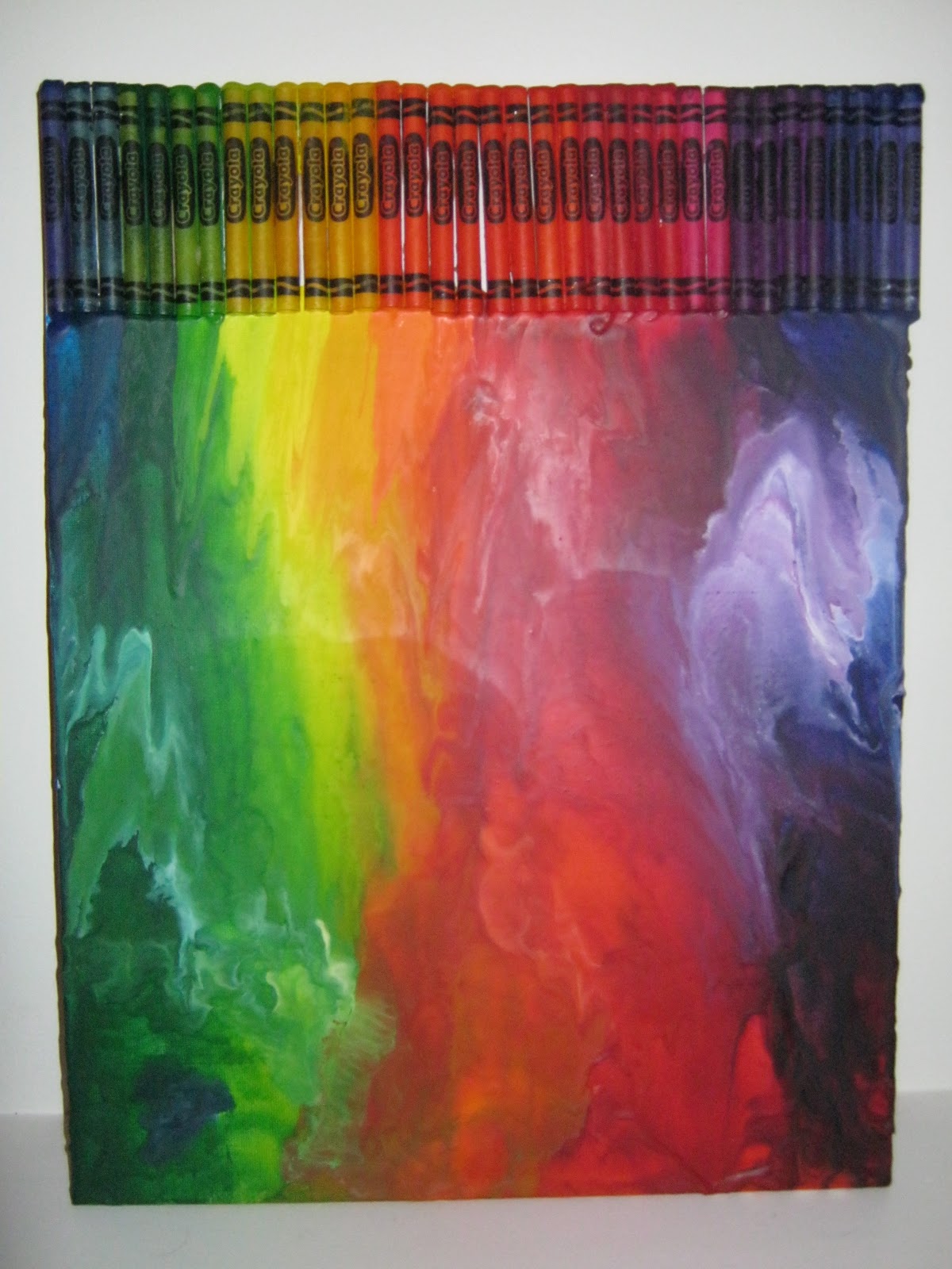 Crafty Hippie Mama: Crayon Art - How To