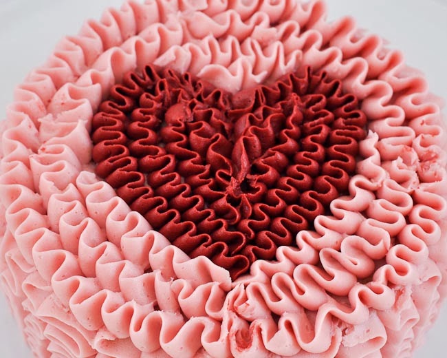 Beki Cook's Cake Blog: Ruffle Cake Tutorial - Valentine's Day