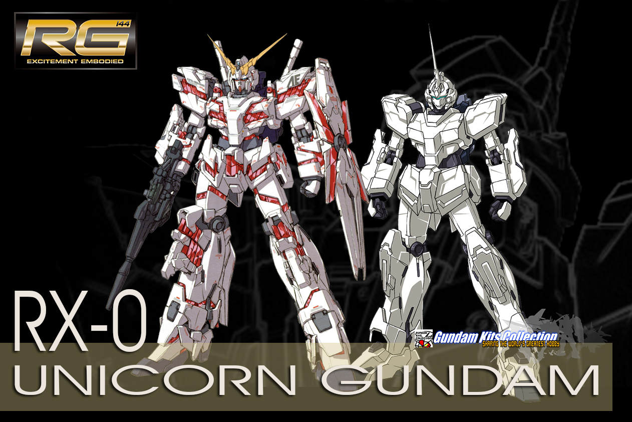 RG 1/144 Unicorn Gundam - Release Info, Box Art and Official Images