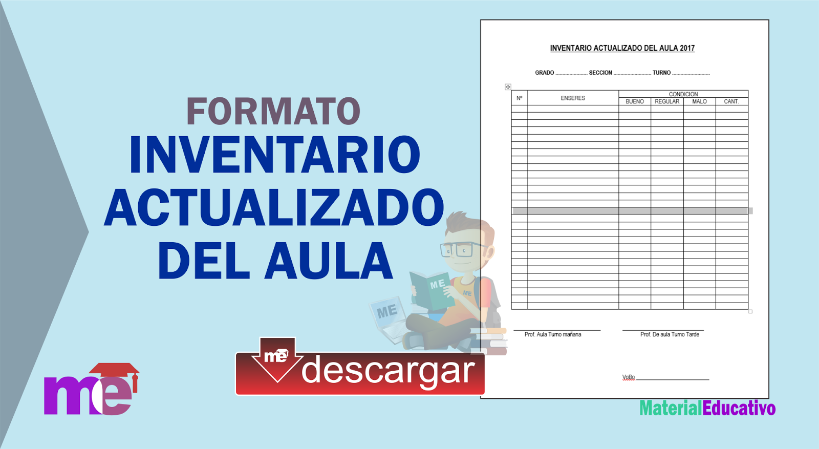 Formato De Inventario De Aula Word Image To Uformato Para Inventario