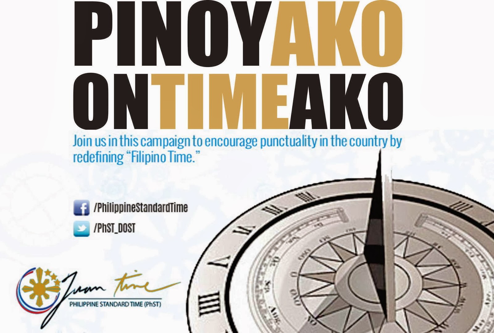 MylifesGood: Countdown to 2014: Juan Time: Pinoy Ako, On-Time Ako!