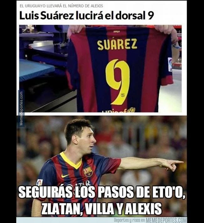 Luis Suárez ya es del Barcelona y estos son sus memes
