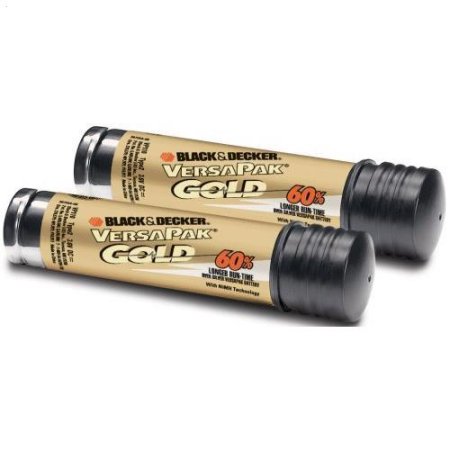 Black & Decker VP143 VersaPak Gold Battery 2-Pack - Extended Battery ...