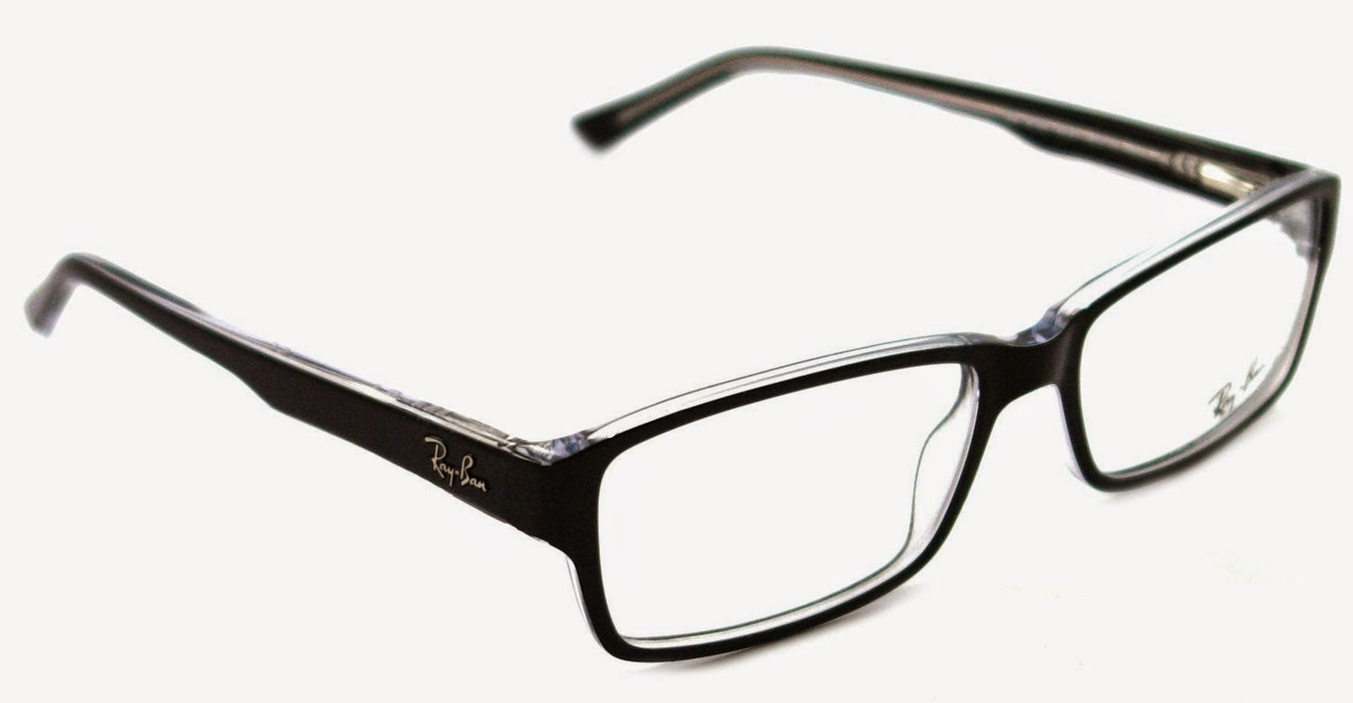 Ray Ban RX 5265 Black White Rectangle Eyeglasses Ray Ban | Fashion and ...