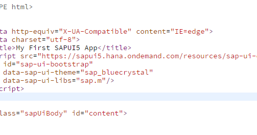 Create Your First Sapui5 Application From Scratch Sap Abap Sapui5 Sap Hana Sap Fiori Odata