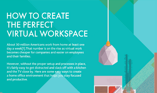 How to Create The Perfect Virtual Workspace #Infographic - Visualistan