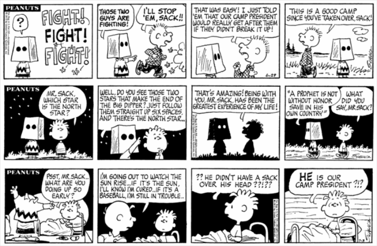 La Linea d'Hombre: Eh meu amigo Charlie Brown