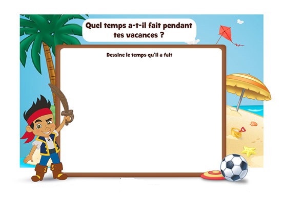 TICs en FLE: Dessine et parle de tes vacances (Enfants/Débutants A-1)