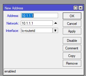 Artigos de TI e gohorse's executados: Criando interface loopback no Mikrotik