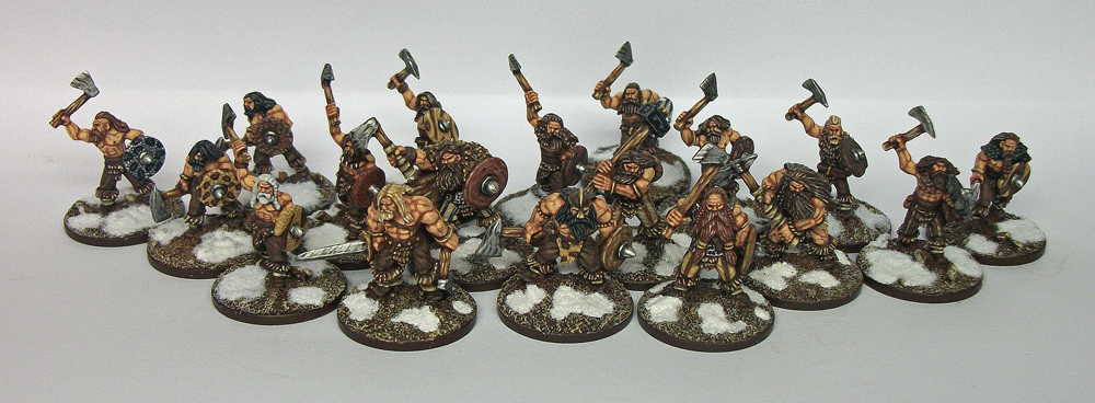 Raven Painting's Blog: 15mm Copplestone Barbarian Warband
