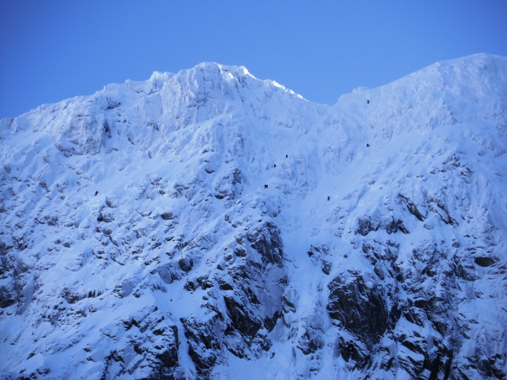 Winter and Rock Climbing Conditions: 10-02-11, Ben Nevis - Winter Climbing