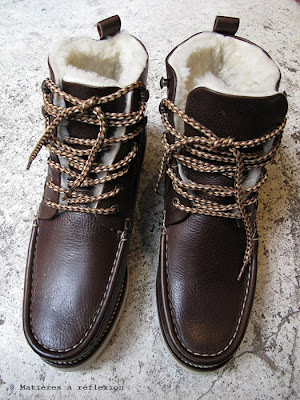 L'Atelier Matières à réflexion: Boots homme Farai en cuir Pointer (ébène)