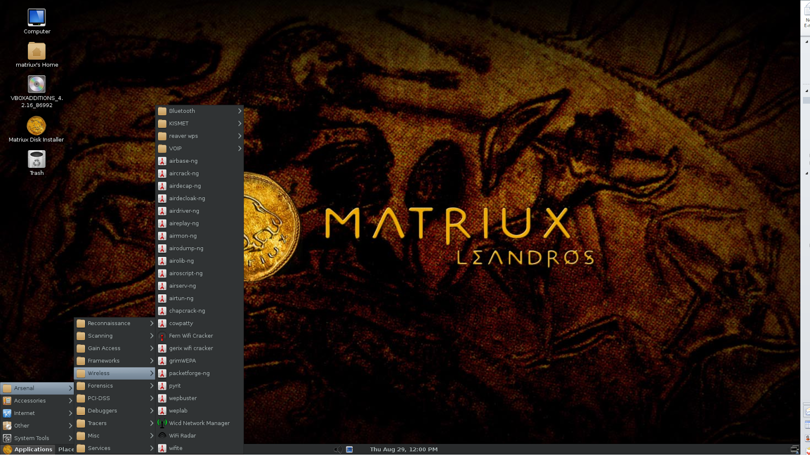 Matriux, Distro Linux Untuk Hacker dan Penetration Tester - LinuxSec