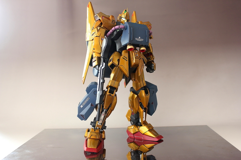 MG 1/100 Hyaku Shiki with Ballute System painted build