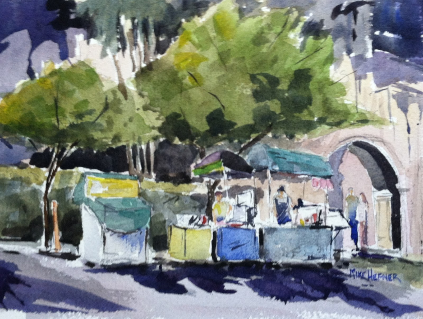 Mike Hefner's art blog