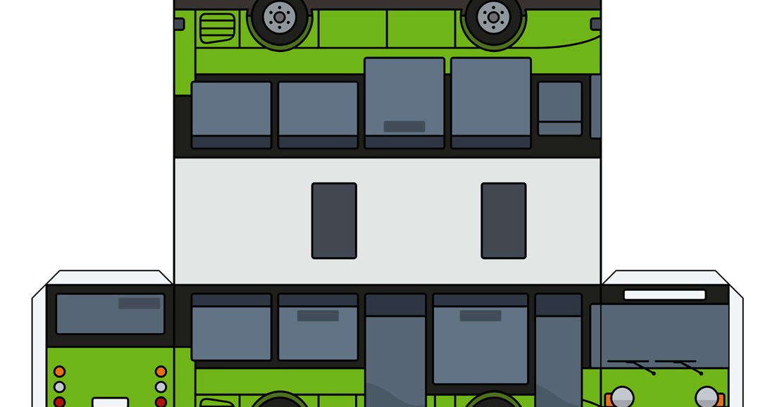 SP. Papel Modelismo: Paper Bus 09