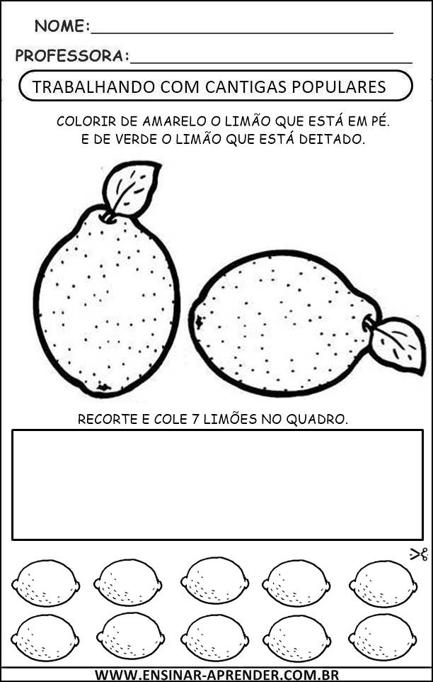 APOSTILA DIGITAL CANTIGAS POPULARES, 57 ATIVIDADES - Cantinho do ...
