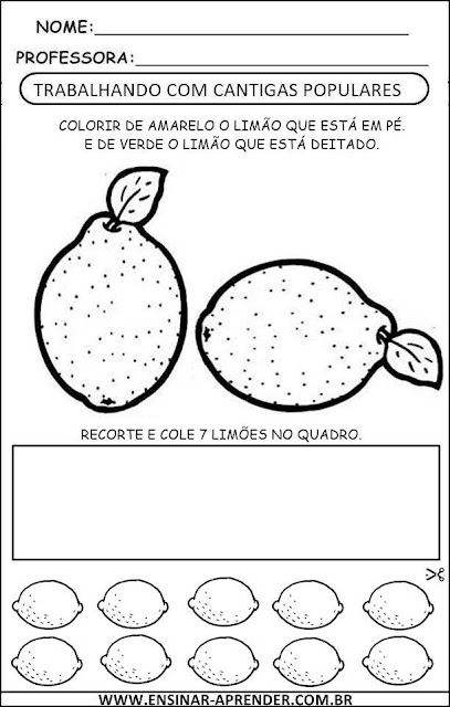 APOSTILA DIGITAL CANTIGAS POPULARES, 57 ATIVIDADES - Cantinho do ...