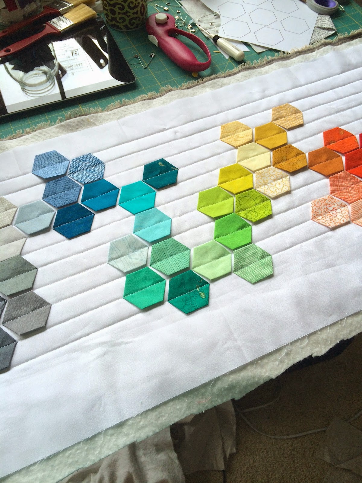 City Stitches: Modern Hexies