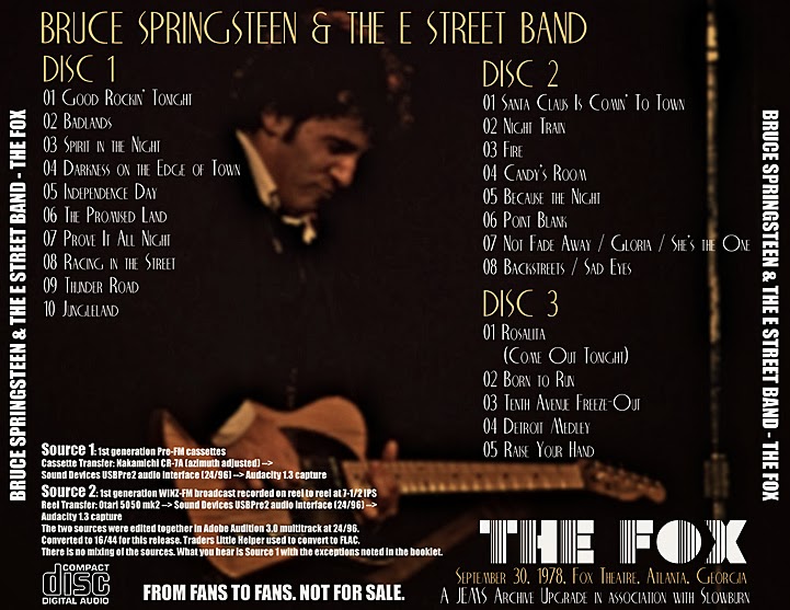 World Of BOOTLEGS: BOOTLEG : Bruce Springsteen & the E Street Band ...