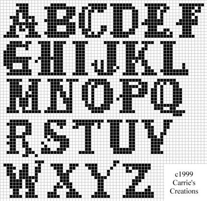 Cross Stitch Mania: Free Alphabet Cross Stitch Chart
