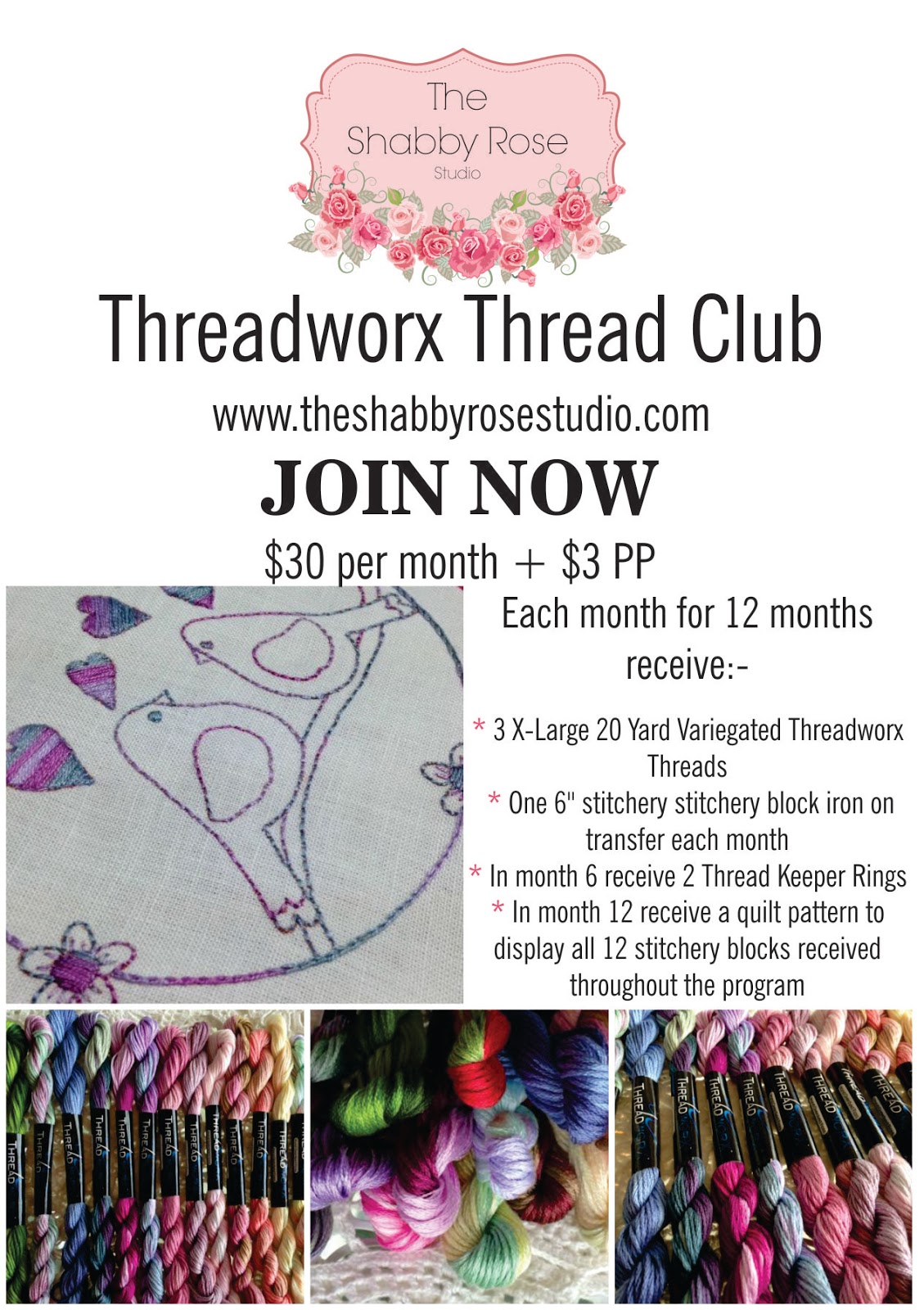 The Shabby Rose: Threadworx Thread Club