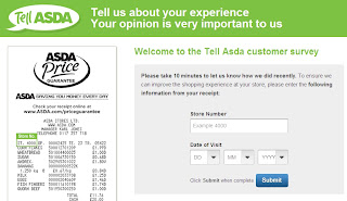 Enter www.TellASDA.com For A Chance To Win £1000