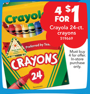 The Thrifty Deafies: Toys R Us .25 cent Crayons box