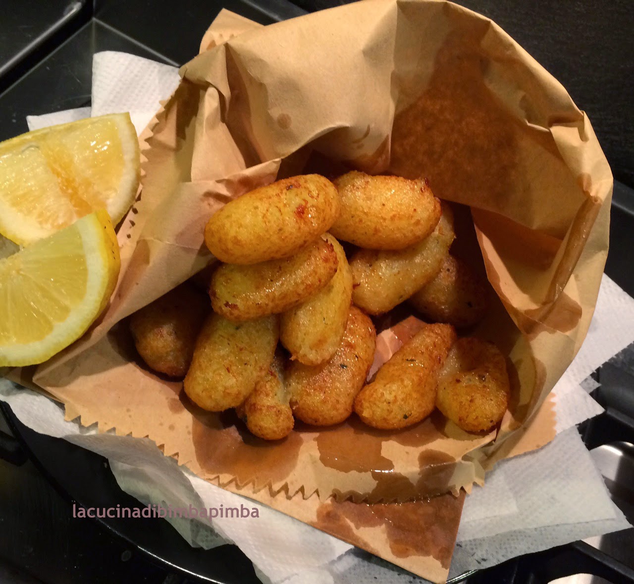 la cucina di bimba pimba: i "cazzilli" di Palermo! ... nel 'coppo' o ...