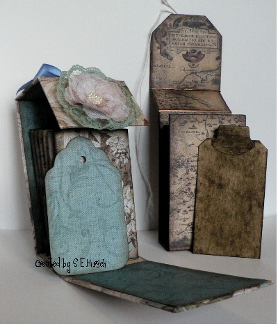 My Mindful Creations: Coin Envelope Mini Tag Book / Accordion Tag Book