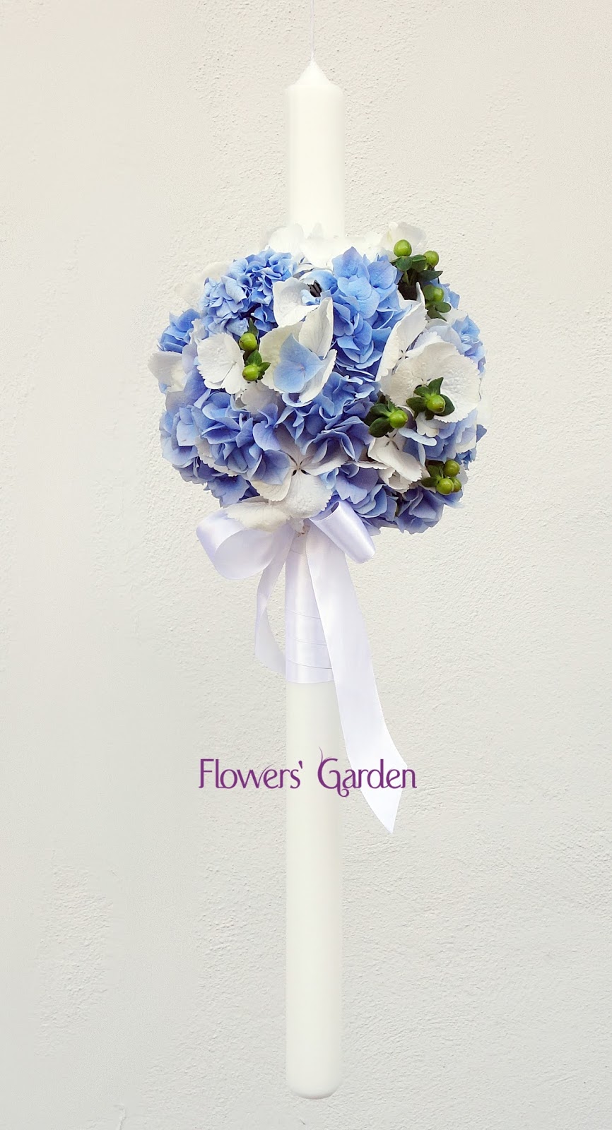 Flowers Garden, passion for colours: Lumanari botez