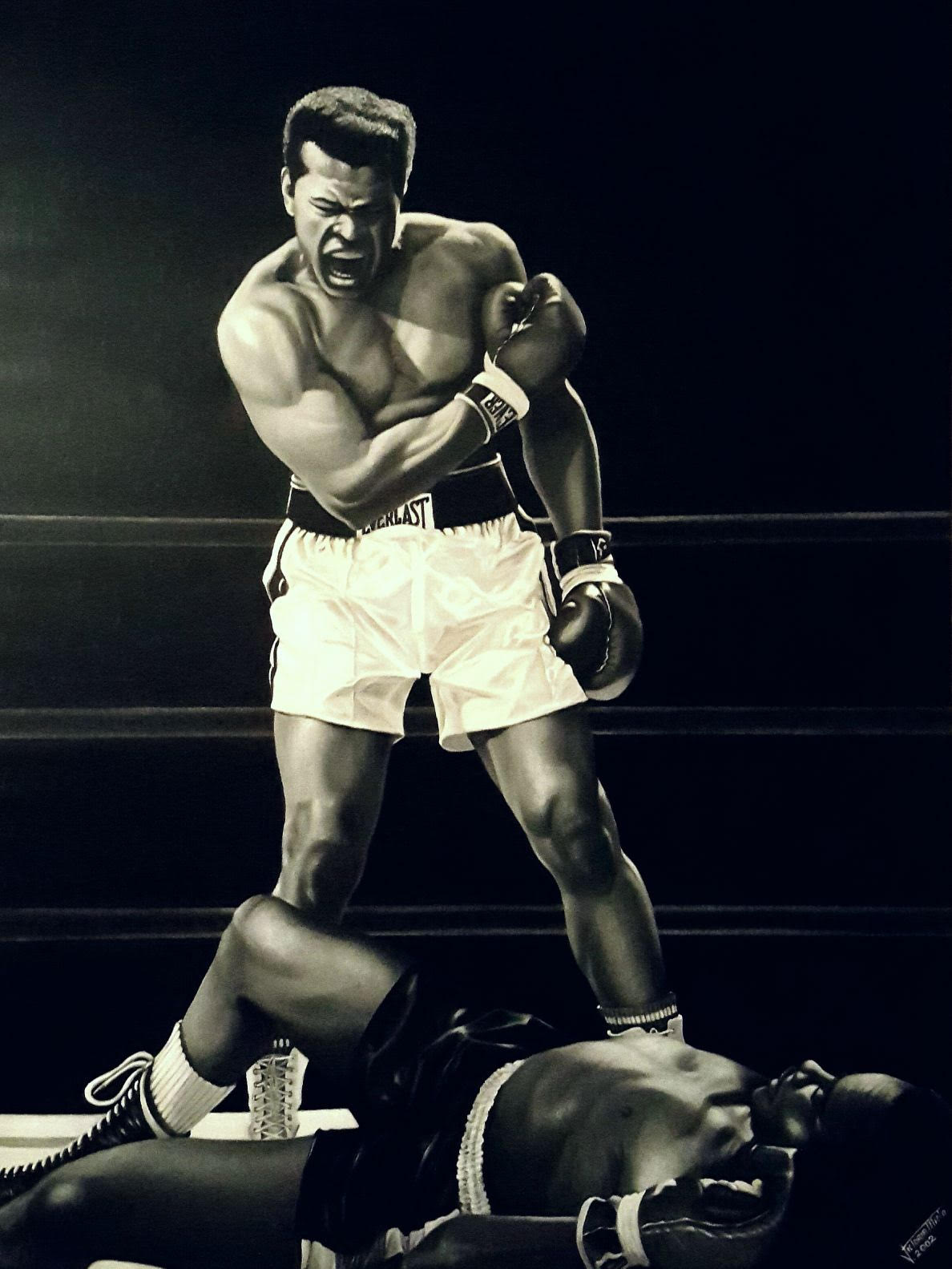 V=Victoria Mata Art Gallery=V=_______: Casius Clay-Mohammed Alí