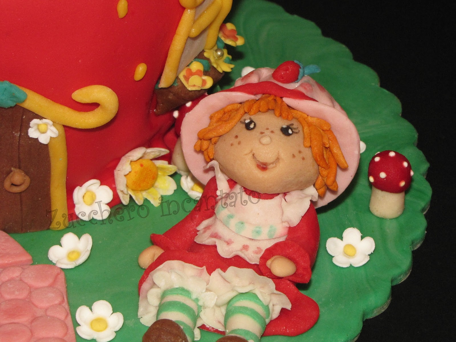 Zucchero incantato: STRAWBERRY SHORTCAKE CAKE - TORTA FRAGOLINA DOLCECUORE