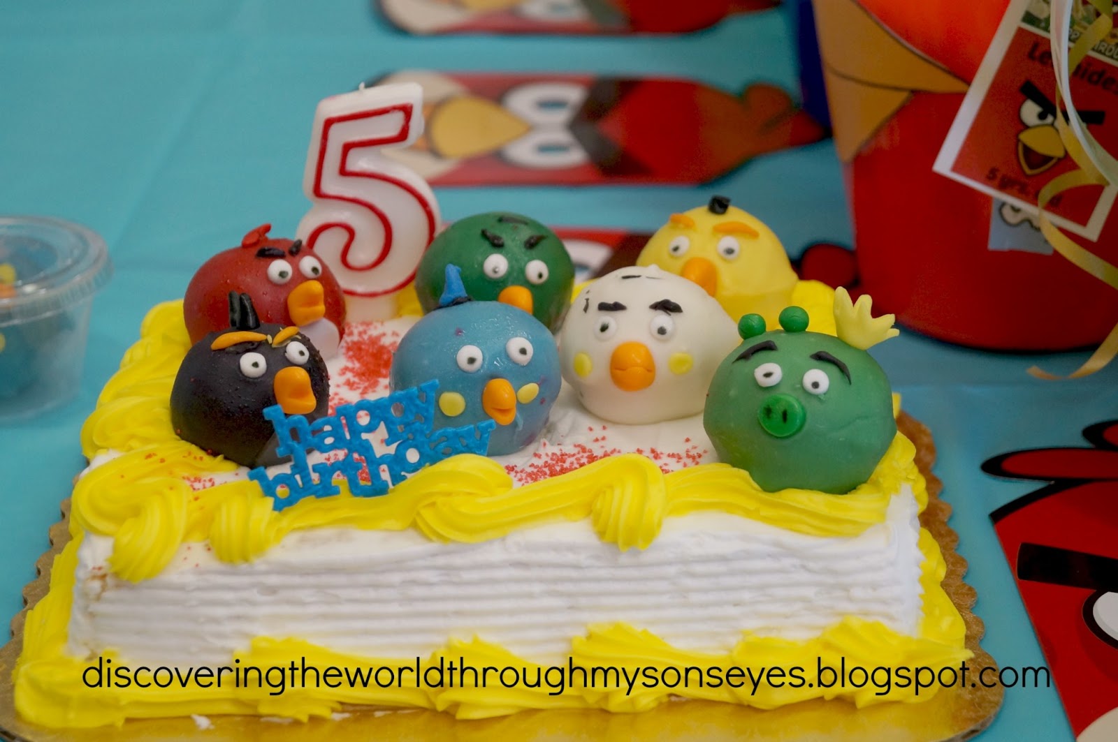 Angry Birds Pizza and Cake