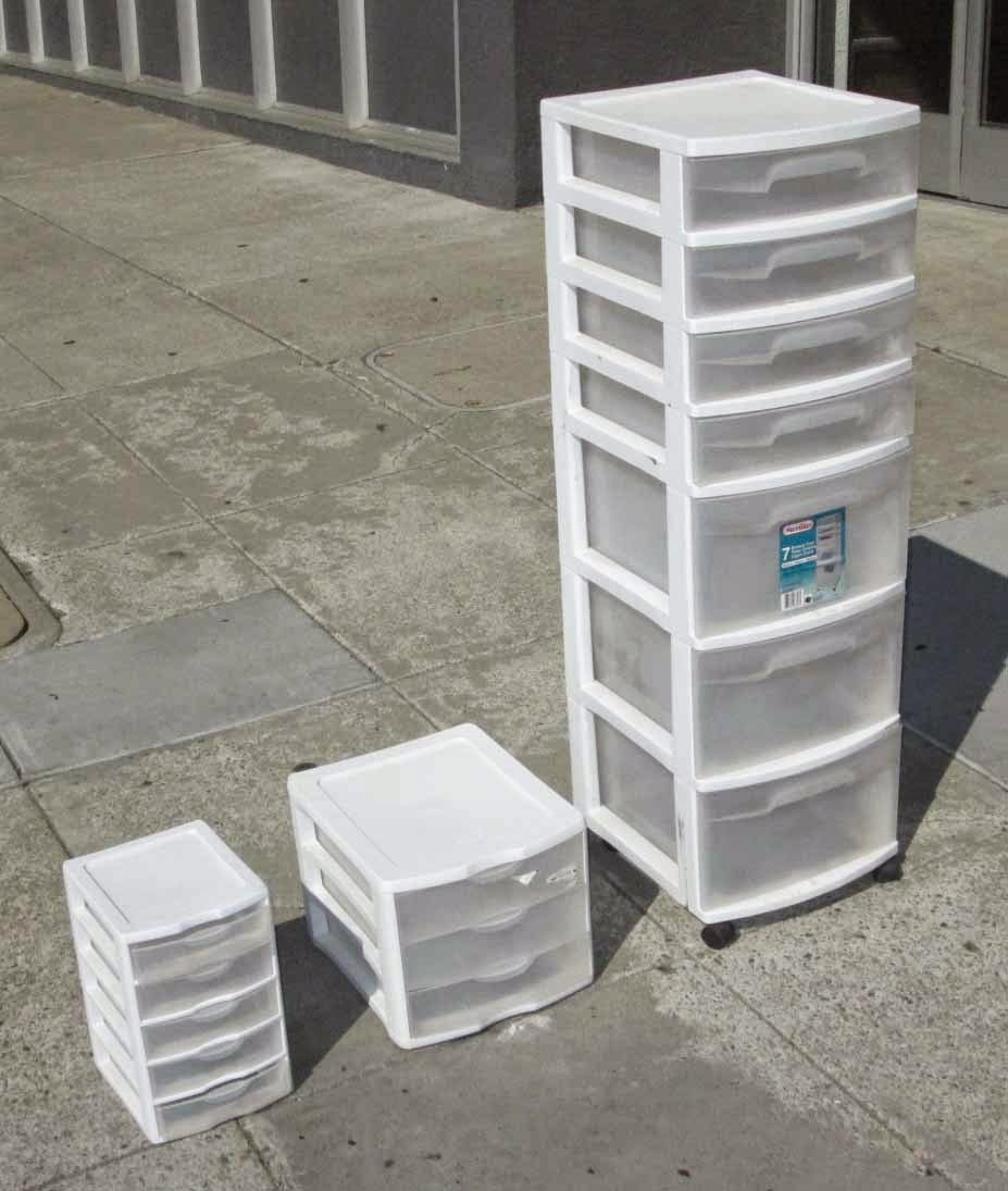 UHURU FURNITURE & COLLECTIBLES: SOLD Plastic Sets of Drawers - $15, $3 ...